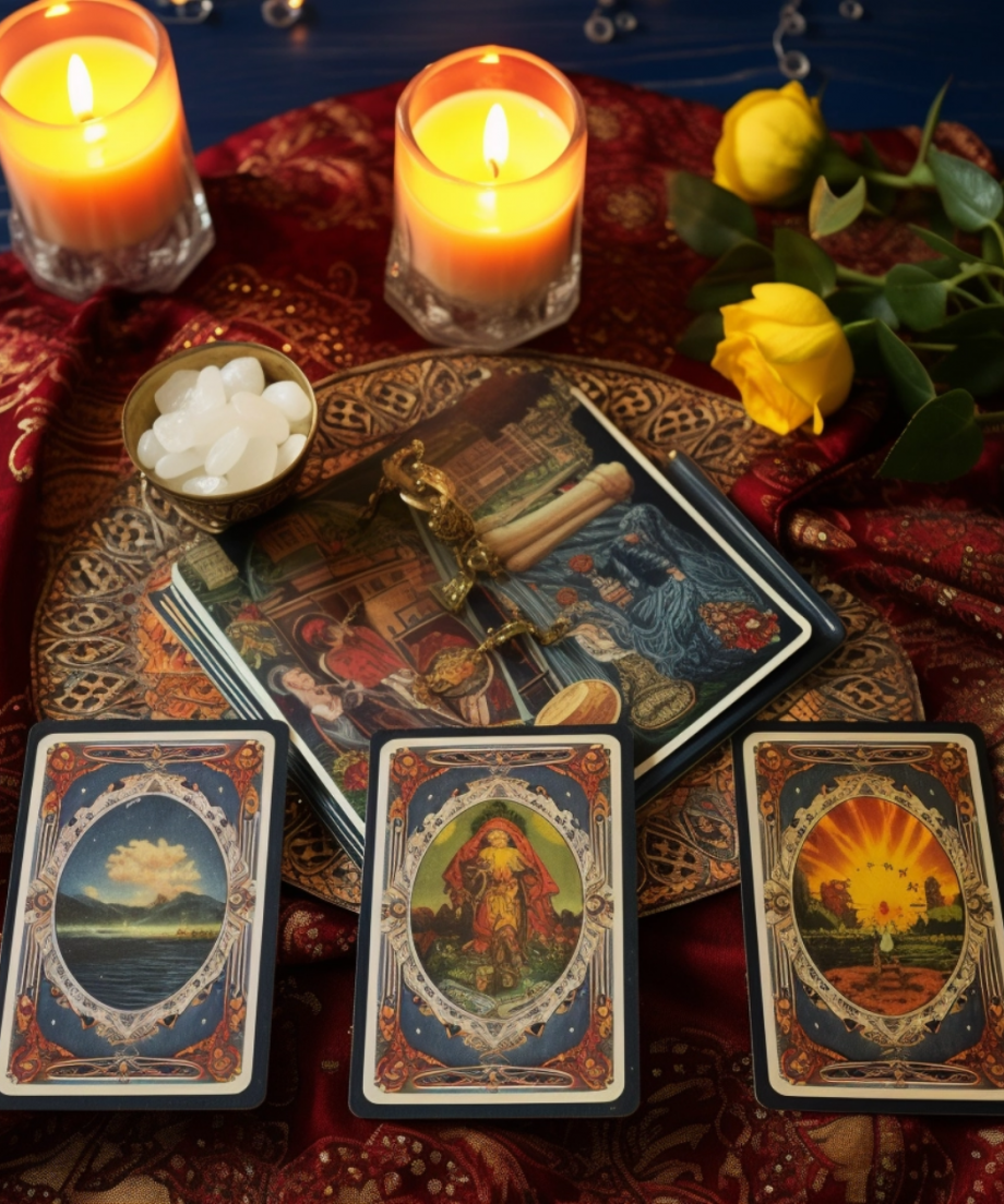 Three Card Tarot Spread With 2 Oracle Card – $99.99